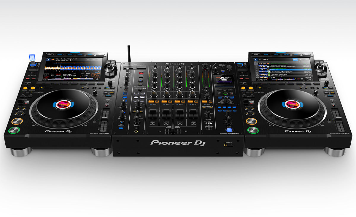 Pioneer CDJ-3000 X DJM-A9 Professional 4-Channel Digital-Media Package ...