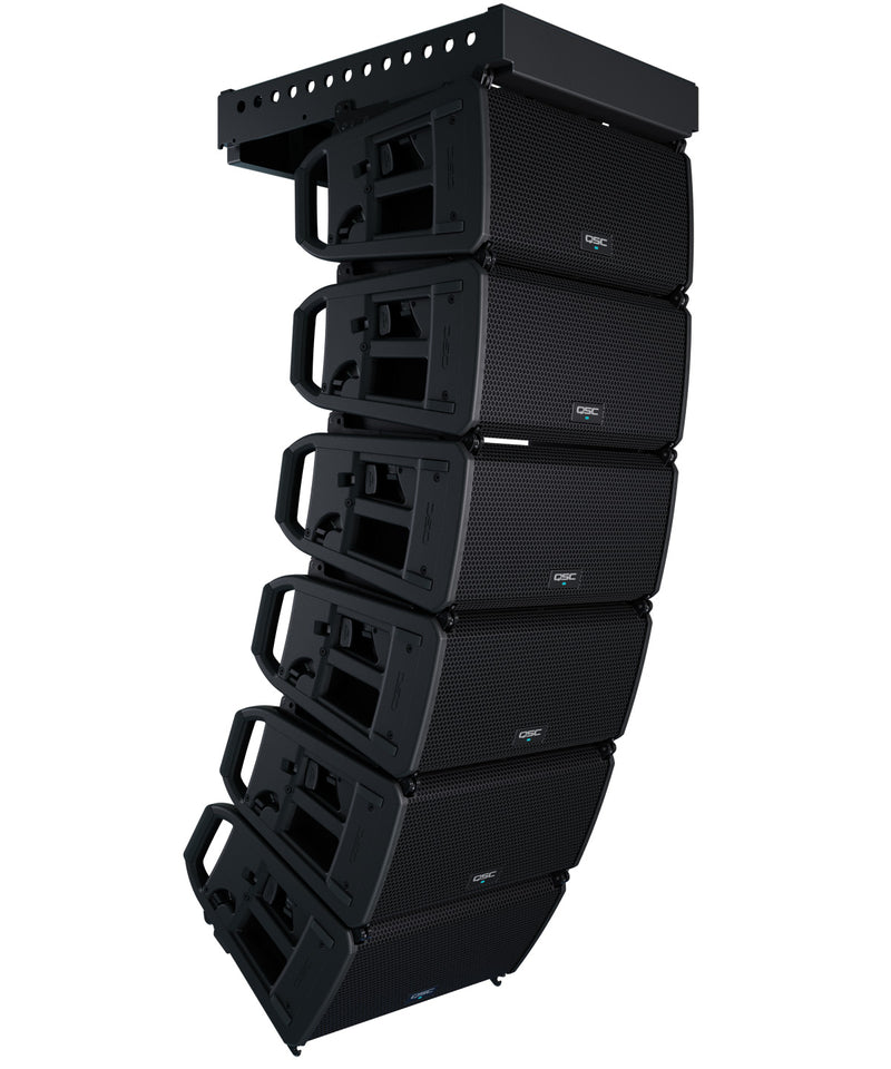 QSC LA112 2.4KW Powered Line Array Speaker 12-In 2-Way Mix Foundation