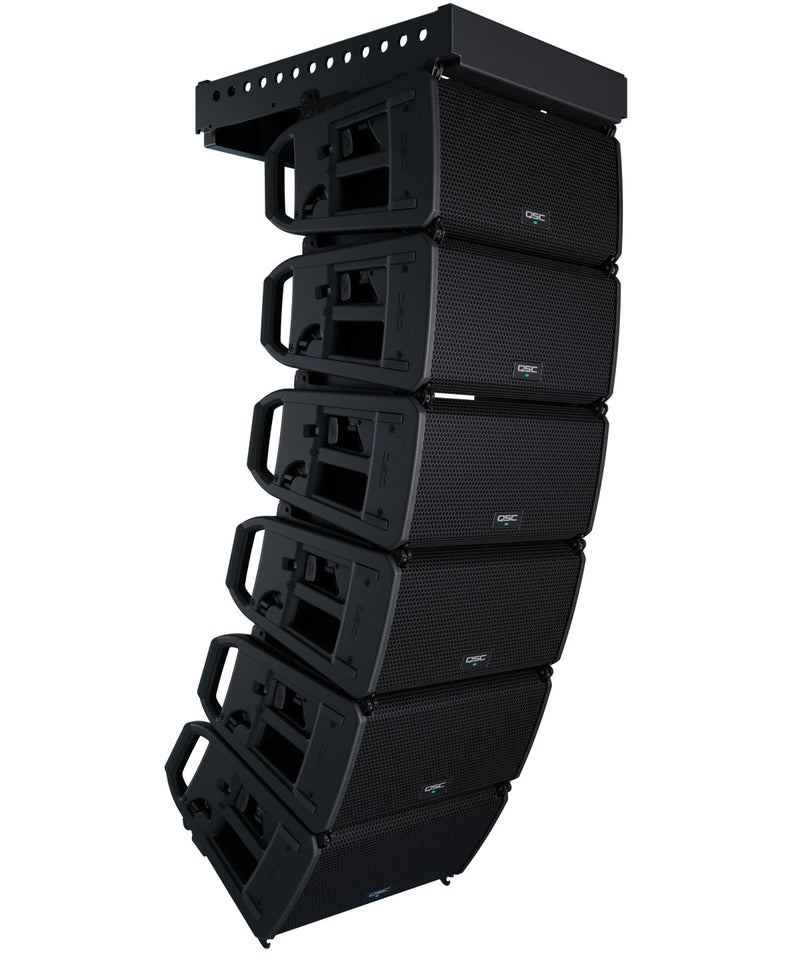QSC LA108 1.3KW Powered Line Array Speaker 8-In 2-Way Mix Foundation