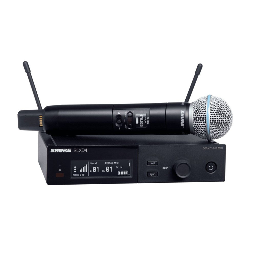 Shure SLXD24-BETA58 Digital Handheld Wireless Beta58 Mic System | NZ A ...