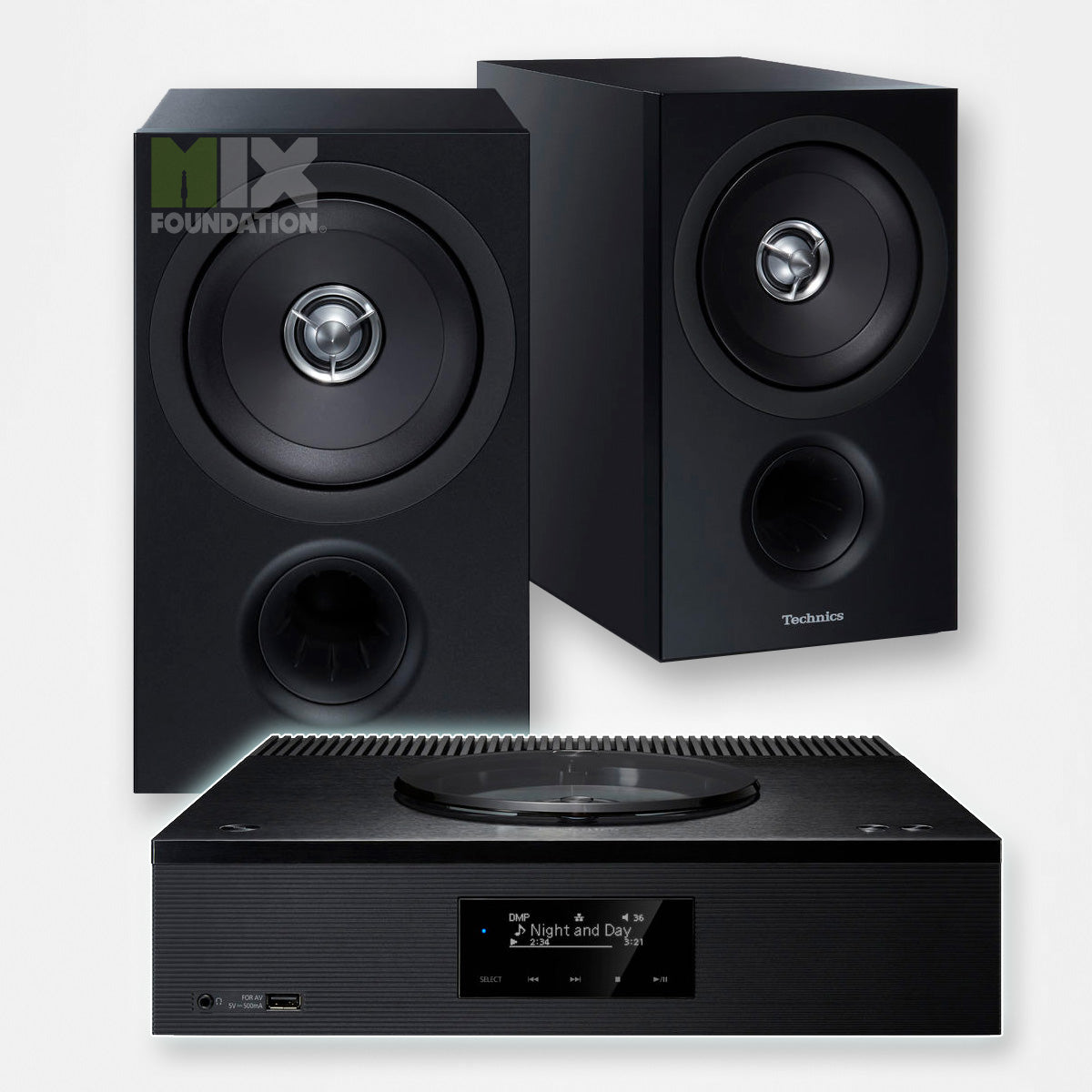 Technics SA-C600 & SB-C600 Premium Class Network Receiver & Speakers ...