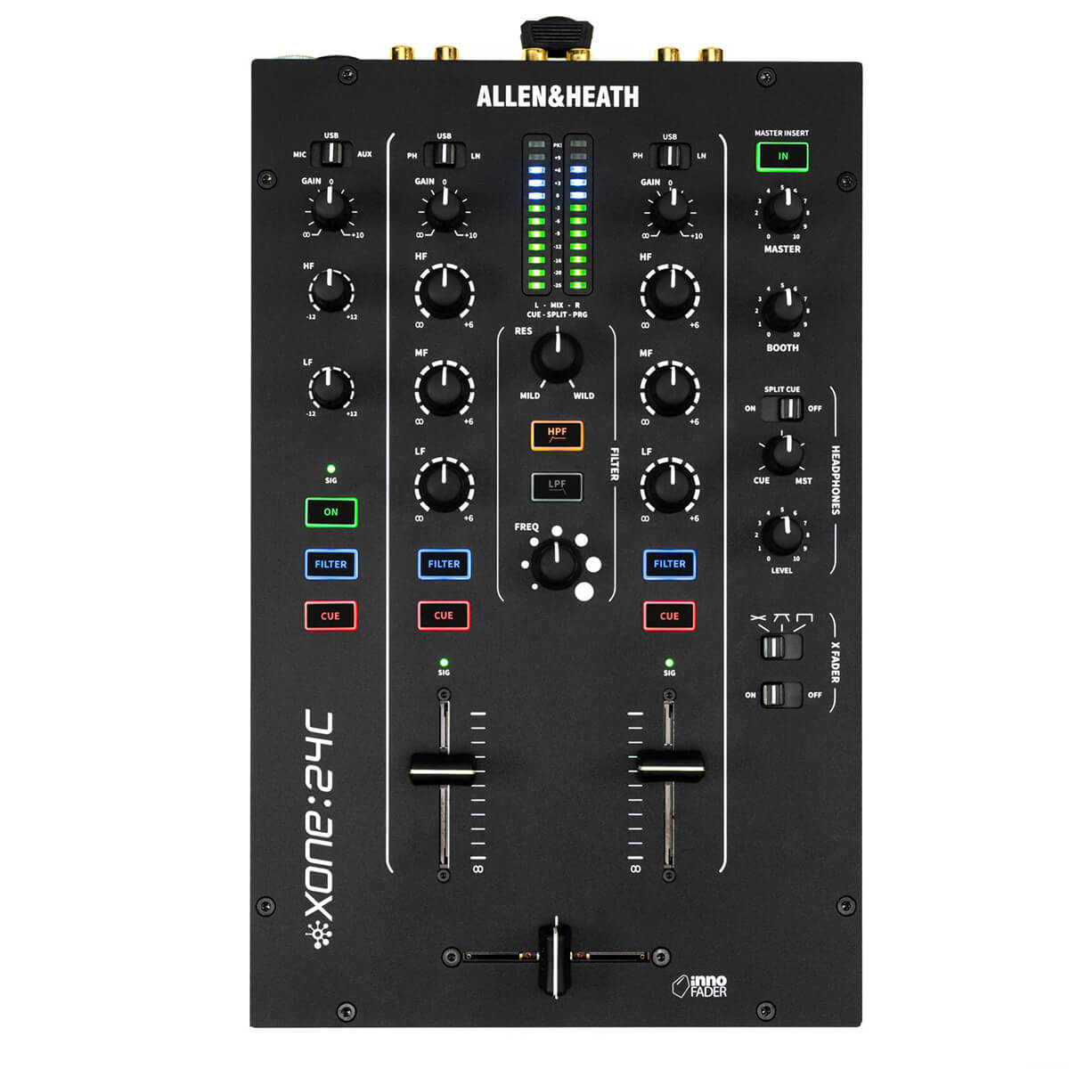 Allen & Heath Xone:24C 2+1 Channel Analogue DJ Mixer with Interface