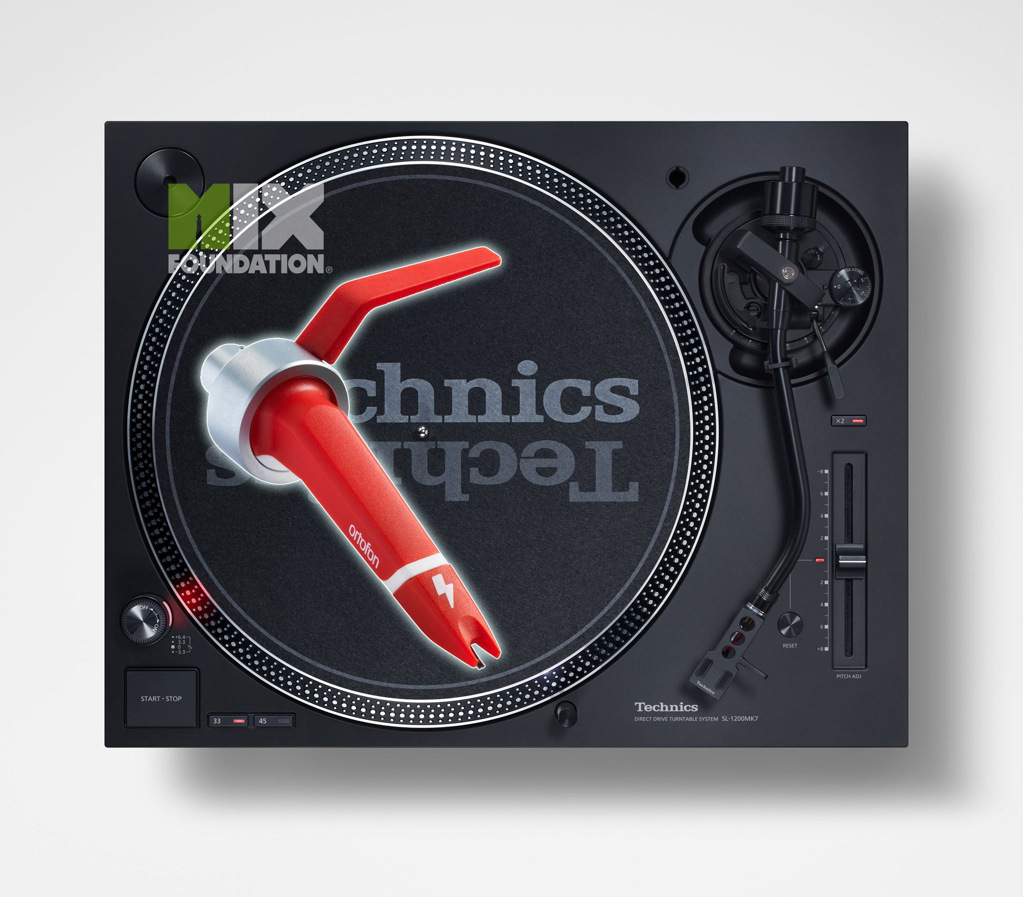 Technics SL-1210MK7 DJ Turntable w Ortofon Concorde Digital Cartridge