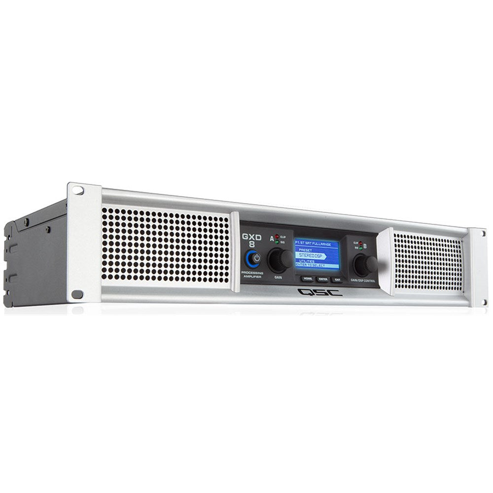 QSC GXD8 Professional Power Amplifier w DSP Processing | NZ Authorised ...