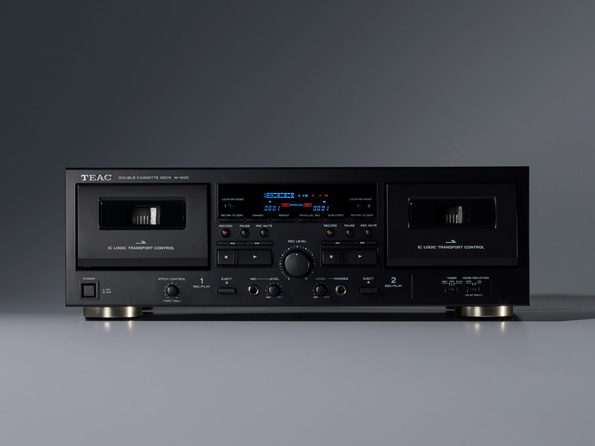 TEAC W-1200 Double Cassette Deck PRE-ORDER – Mix Foundation